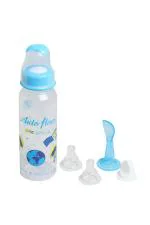 Buy Auto Flow Blue Polypropylene Space Feeding Bootle with Spoon 250ml ...