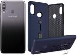 Buy CarryWrap Back Cover for SAMSUNG GALAXY M30 (Blue, Dual Protection ...
