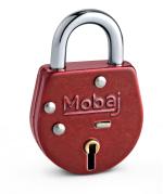 Buy Mobaj PC3 Key Padlock (Size-3MM)(Red Colour)(Material-Mild Steel ...