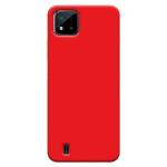 Buy MobiEra Realme C20 Plain Red Design Plastic Hard Case Cover Online ...