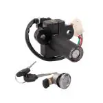 Buy Deutsche Metal Cylindrical Ignition Lock Replacement Set Compatible ...