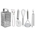 Buy DreamBasket Grater & Pakkad & Pizza Cutter & Egg Whisk & Chimta ...