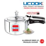 Buy Ucook Premier Aluminium Pressure Cooker with Inner Lid 1.5 L Online ...