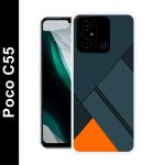 Buy Anami Multicolor Silicon Grip Case Mobile Back Cover for Poco C55 ...