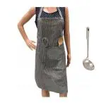 Buy BLUE WONDER Stainless Steel Kitchen Tools Chamcha With Apron ...