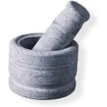 Buy Subaa Stone Mortar and Pestle Set for Spices, Okhli Masher, Mixer ...