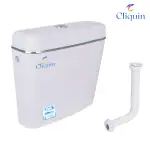 Buy Cliquin CS-101 Pristine Flushing Cistern Complete Set Center Top ...