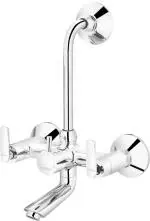 Buy Plantex Pure Brass 2-in-1 Wall Mixer with Telephonic Bend for ...