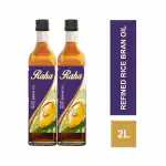 Buy Raha Rice Bran Oil Pet bottle - 1 Litre (Pack of 2) Online at Best ...