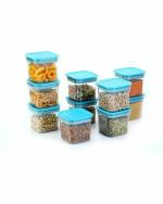 Buy Welldone Blue Pastic Grocery Container 600 Ml (Pack Of 10) Online ...