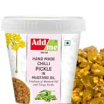 Buy Add Me Hand Made Chilli Pickle in Mustard Oil | kati hari mich ...