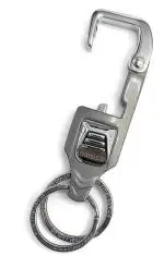 Buy Blue Aura Jdp Silver Metal Omuda 3777 Hook Keychain With Switch Key ...