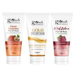 Buy Globus Naturals Ultimate Peel-Off Luxury Combo - Red Wine, Gold ...