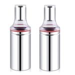 Buy Frolax Silver Stainless Steel Oil Dispenser, 800 ml (Pack Of 4 ...
