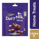 Buy Cadbury Dairy Milk Chocolate Home Treats, 126g - Pack of 4 Online at Best Prices in India ...