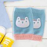 Buy Bembika Light Blue Cotton Baby Kneepad Animal Face For Kids Online ...