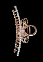 Buy Shivoria pearl with Bow Design| | Pearl Hair Clip Clutcher Ladies| | large claw clips for ...