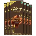 Buy Galaxy Fusions Silky Smooth Dark Chocolate Bar Made with 70% Cocoa ...