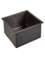 Buy Arquin Black Stainless Steel Rectangular Bowl Kitchen Sink Online ...