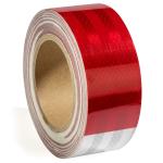 Buy Bapna High grade Silver & Red Reflective Tape 2'' inch Width x 16.5 ...