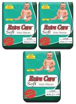 Buy Hamazz Green Soft Baby Tape Diapers L (36 Pc) Pack Of 3 Online at ...