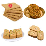 Buy SAHU GAJAK BHANDAR Gajjak Barfi 400g| Gazak 500g| Gol Chikki 500g ...