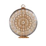Buy NEEDLEHANDICRAFTS Handcrafted Classic Round Box Clutch for Women ...