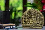 Buy HAUS FABULA Handmade Yellow Earthenware Durga Idol HFHDDR_217902 Online at Best Prices in ...