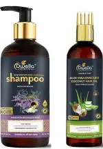 Buy Dwella Herbotech Rice Water Shampoo And Aloe Vera Enriched Coconut Hair Oil - 500 Ml (Pack ...