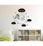 Buy WOLPEP Multicolor Vinyl Good Night Wall Sticker Online at Best ...
