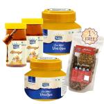 Buy Mukhia Healthy combo pack of A2 Cow ghee 1Ltr and Honey 1kg Online ...