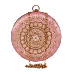 Buy NEEDLEHANDICRAFTS Handcrafted Trendy Round Box Clutch for Women ...