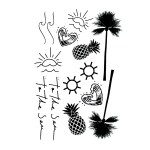 Buy SIMPLY INKED Ocean Lover Temporary Tattoo Bundle, Bundle Tattoo ...