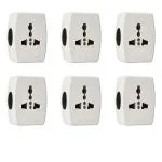 Buy EcoLink Plastic White Multipin Socket 6 A (pack of 6) Online at ...
