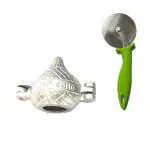 Buy First Front Aluminium Modak Mould With Stainless Steel New Pizza ...