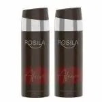 Buy Rosila Afeem Deodorant Body Spray 200ml Pack Of 2 Online at Best ...