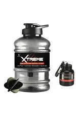 Buy Doveaz Gym Gallon Water Bottle with Protein Funnel & Container with ...