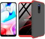Buy CarryWrap Front & Back Case for Xiaomi Redmi 8 (Red, Dual ...