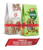 Buy Brill Roasted Masala & Pundina Cashews Combo Pack 500g (250g x 2) Online at Best Prices in ...