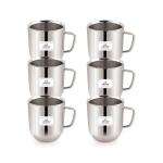 Buy ARHAM Stainless Steel Double Wall Cappuccino Coffee Cup /Tea Cup ...
