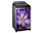 Buy Divinedesigns Multicolor Vinyl Lilly Purple Flower Washing Machine ...