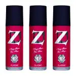Buy Z Men's Classic Deo, 45ml X 3, Woody, Musky Fragrance, Luxury ...