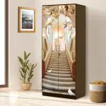 Buy WallWear - Almirah Sticker (Way to Heaven Almira) | Self Adhesive ...