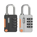 Buy DOCOSS Metal 4 Digit Combination Number Lock For Bag Luggage Locks ...