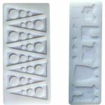 Buy CIAZA Heart and Colth Shape Silicone Chocolate Mould(Pack of 2 ...