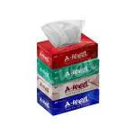 Buy A-Well Facial Tissue Box 100% Skin-safe, FDA Approved, OBA Free ...