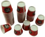 Buy Amit Marketing Multicolor Paper Disposable Cup Set (Set Of 100 ...