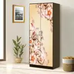 Buy WallWear - Almirah Sticker (Floral Corner Almira) | Self Adhesive ...