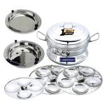 Buy TENNYSON Stainless Steel Traditional Idly Pot 14 IDLIES / Cooker ...