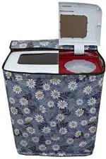 Buy KingMatters Semi-Automatic Washing Machine Cover (Width: 82 cm ...